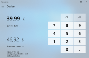 Comment utiliser un Convertisseur de Devises sur Windows 10